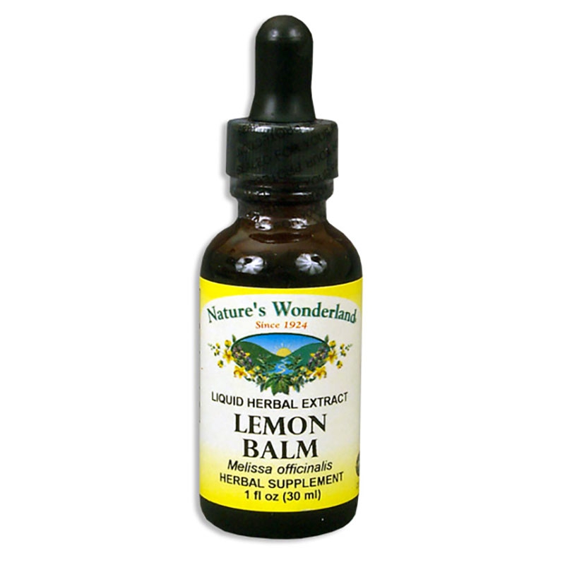 Lemon Balm Liquid Extract, 1 fl oz / 30ml (Nature's Wonderland)