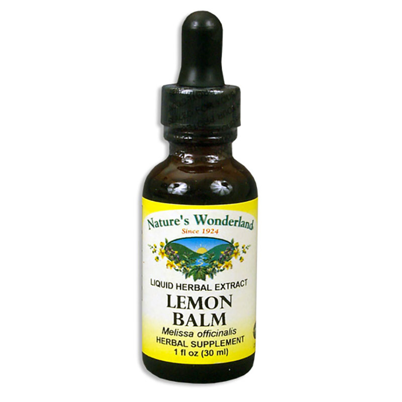 Lemon Balm Liquid Extract, 1 fl oz / 30ml (Nature’s Wonderland ...
