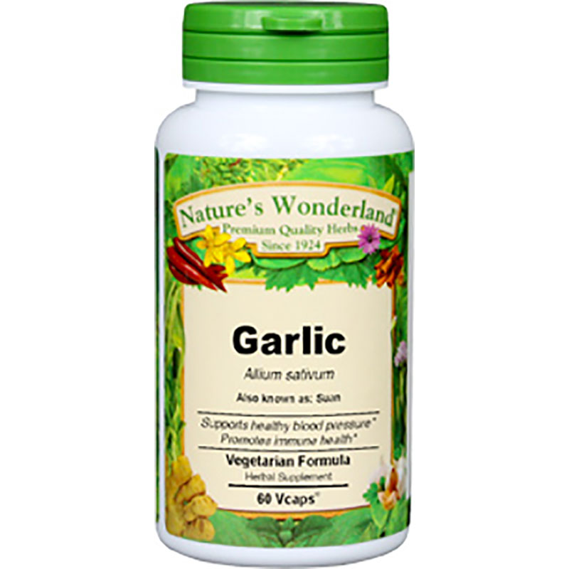 Garlic Capsules – 650 mg, 60 Vcaps – Homeward Publishing Ministries