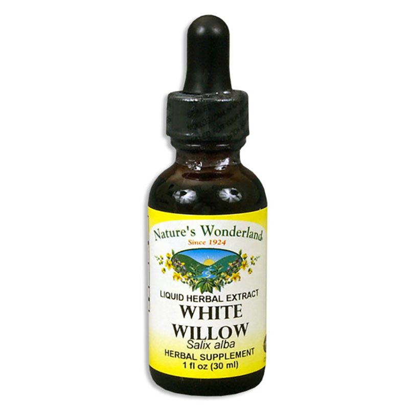 White Willow Bark Liquid Extract, 1 fl oz / 30ml (Nature’s Wonderland ...
