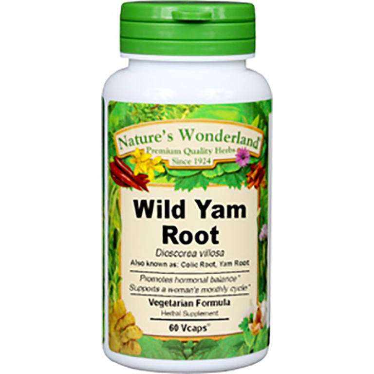 Wild Yam Root Capsules – 575 mg, 60 Vcaps – Homeward Publishing Ministries