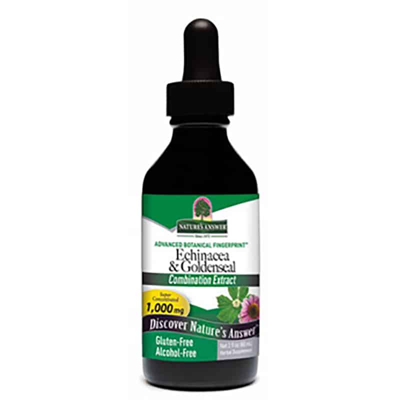 Echinacea Goldenseal Extract – Alcohol Free, 2 fl oz (Nature’s Answer ...